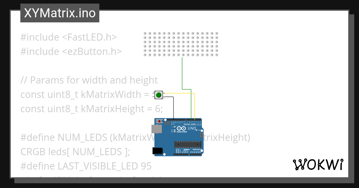 XYMatrix.ino - Wokwi ESP32, STM32, Arduino Simulator