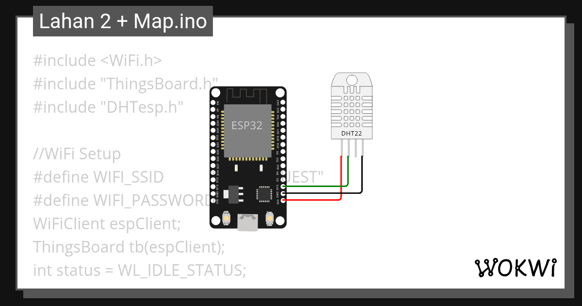 Lahan 2 + Map.ino - Wokwi ESP32, STM32, Arduino Simulator