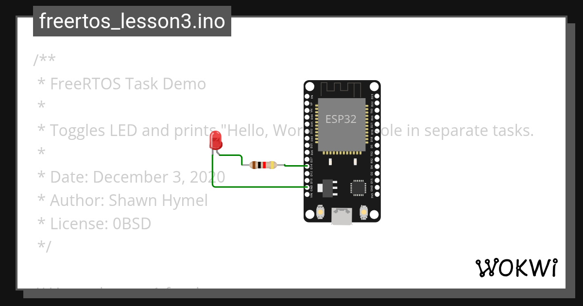 freertos_lesson3.ino - Wokwi ESP32, STM32, Arduino Simulator