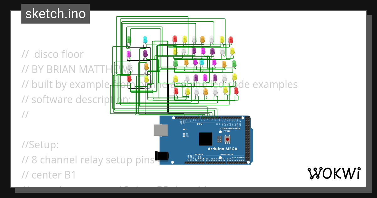 disco o 2 - Wokwi ESP32, STM32, Arduino Simulator