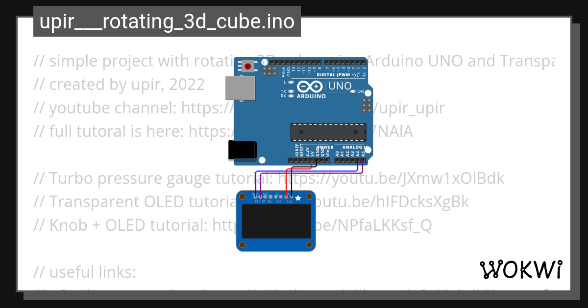 upir___rotating_3d_cube.ino - Wokwi ESP32, STM32, Arduino Simulator