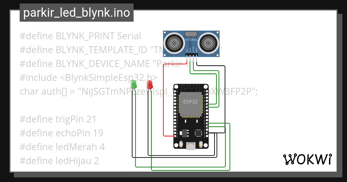 parkir_led_blynk.ino - Wokwi ESP32, STM32, Arduino Simulator