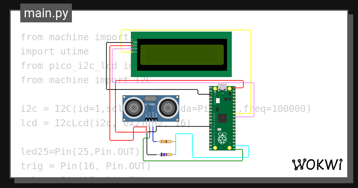 Sensorhc Sr04 Wokwi Esp32 Stm32 Arduino Simulator 