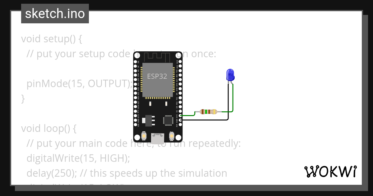 pisca-pisca - Wokwi ESP32, STM32, Arduino Simulator