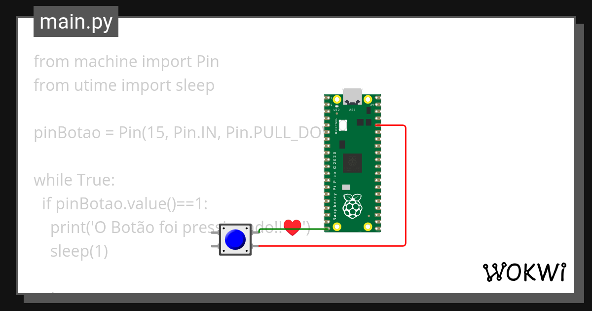 Entradas digitais - Wokwi ESP32, STM32, Arduino Simulator Entradas digitais - Wokwi ESP32, STM32, Arduino Simulator