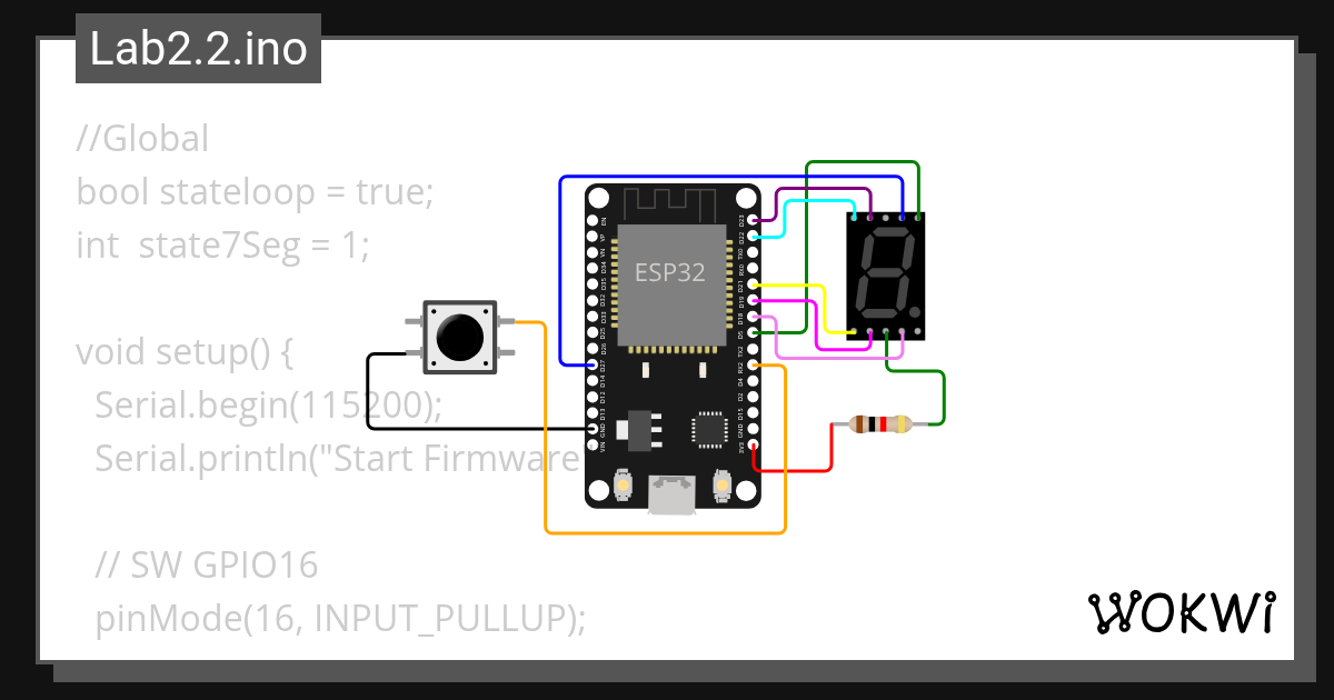 Lab2.2.ino - Wokwi ESP32, STM32, Arduino Simulator