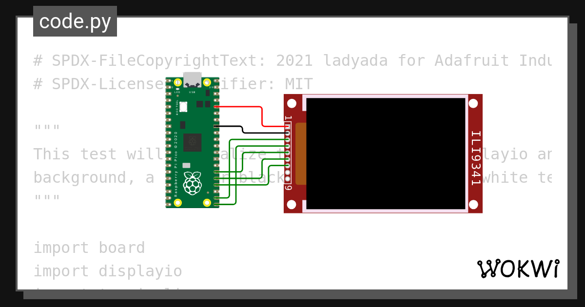 Clock Thing Ili9341 Tft Ili Wokwi Esp32 Stm32 Arduino Simulator
