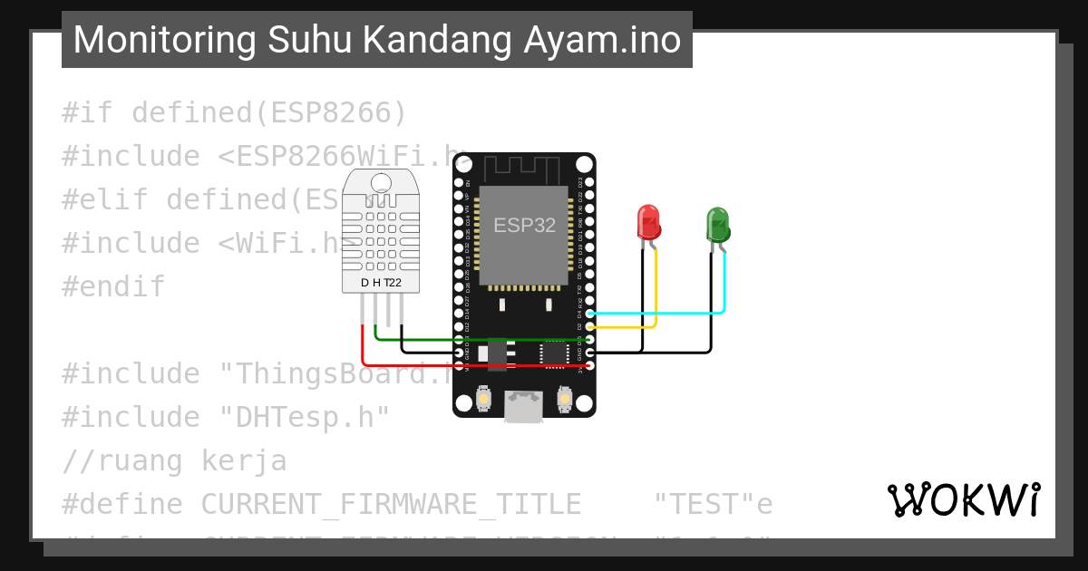 Monitoring Suhu Kandang O Wokwi Esp32 Stm32 Arduino Simulator