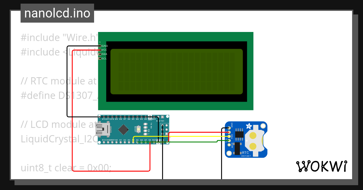 nanolcd.ino - Wokwi ESP32, STM32, Arduino Simulator