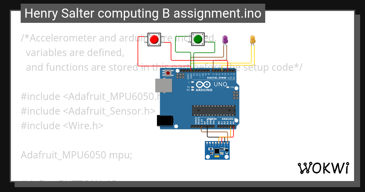 Henry Salter computing B assignment.ino - Wokwi ESP32, STM32, Arduino ...