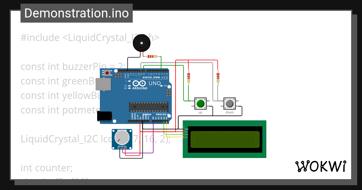 Demonstration.ino - Wokwi ESP32, STM32, Arduino Simulator