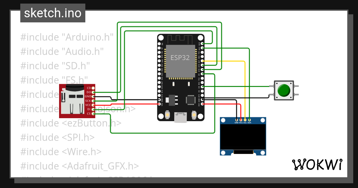 Soundcontroller - Wokwi ESP32, STM32, Arduino Simulator