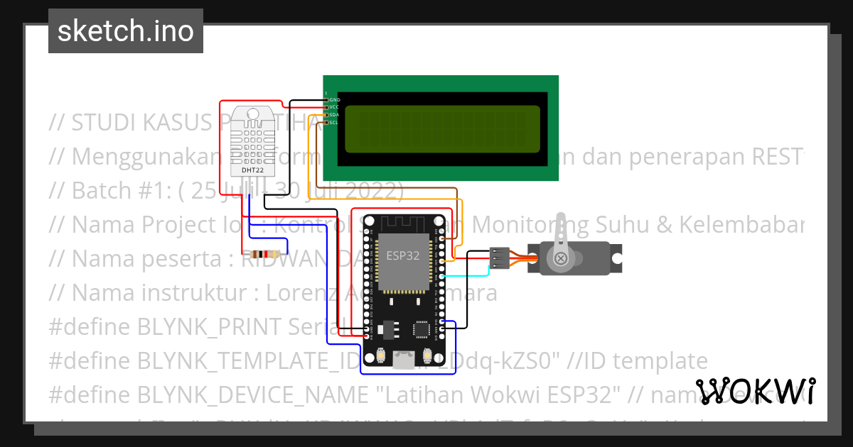 sketch.ino - Wokwi ESP32, STM32, Arduino Simulator