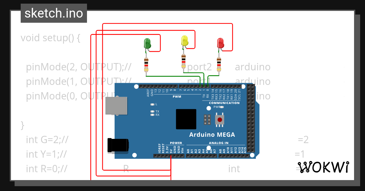 lab1 task1 - Wokwi ESP32, STM32, Arduino Simulator