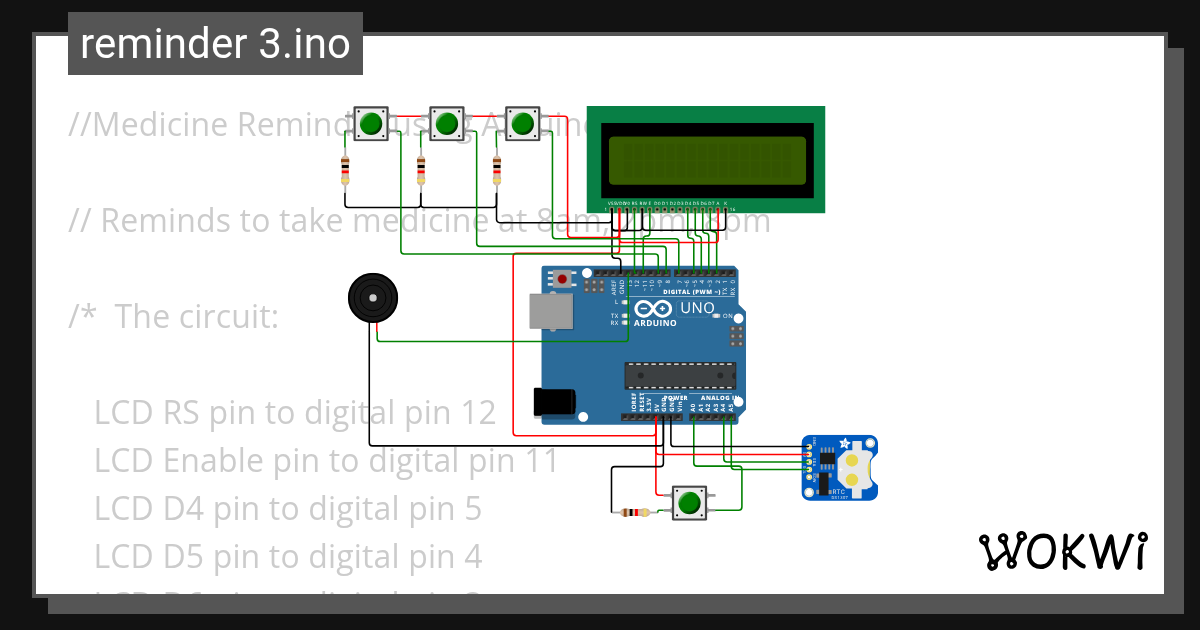 reminder 3.ino - Wokwi ESP32, STM32, Arduino Simulator