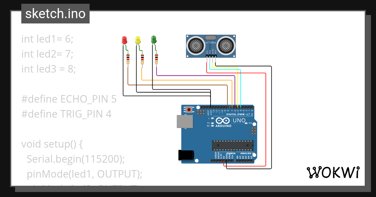 Ketinggian Air Wokwi Esp32 Stm32 Arduino Simulator 3914