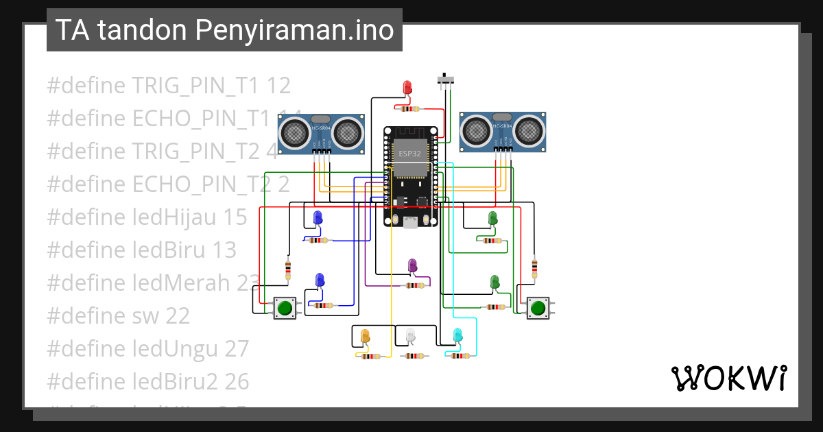 TA tandon Penyiraman.ino - Wokwi ESP32, STM32, Arduino Simulator