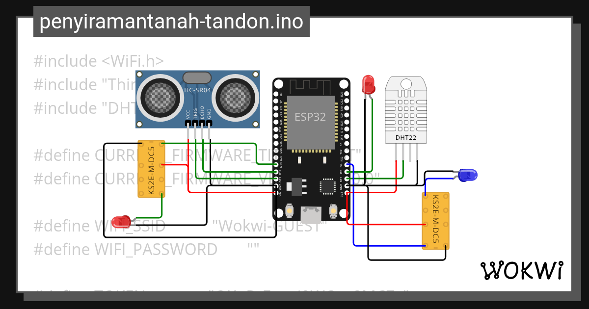 penyiramantanah-tandon.ino - Wokwi ESP32, STM32, Arduino Simulator