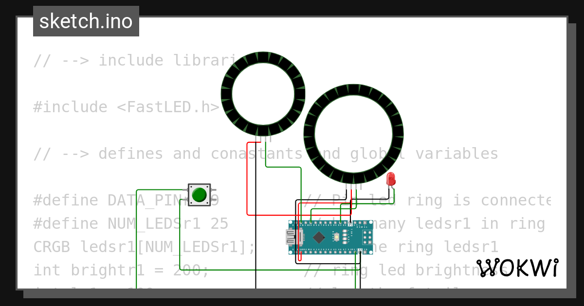 Mirror 25 V 20 Rings Wokwi Esp32 Stm32 Arduino Simulator 3047
