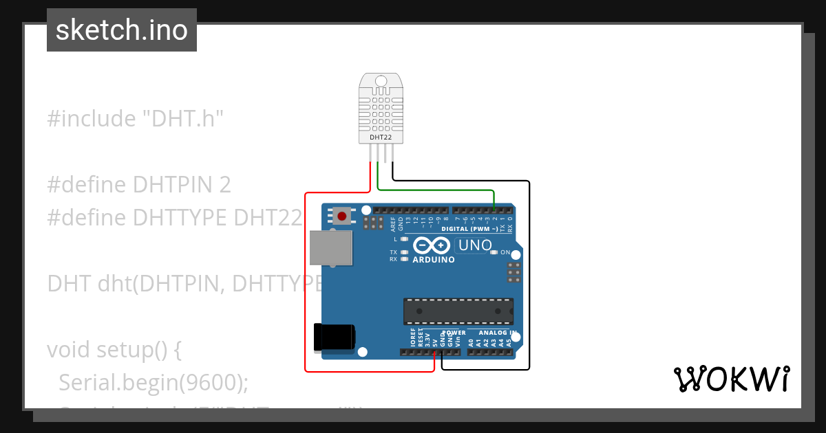 Praktik Sensor DHT Arduino dengan Wokwi_Sensor DHT22 pada Arduino ...