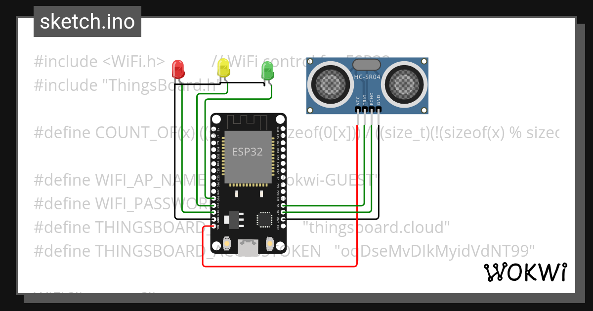 tinggi air coba pake thingsboard - Wokwi ESP32, STM32, Arduino Simulator
