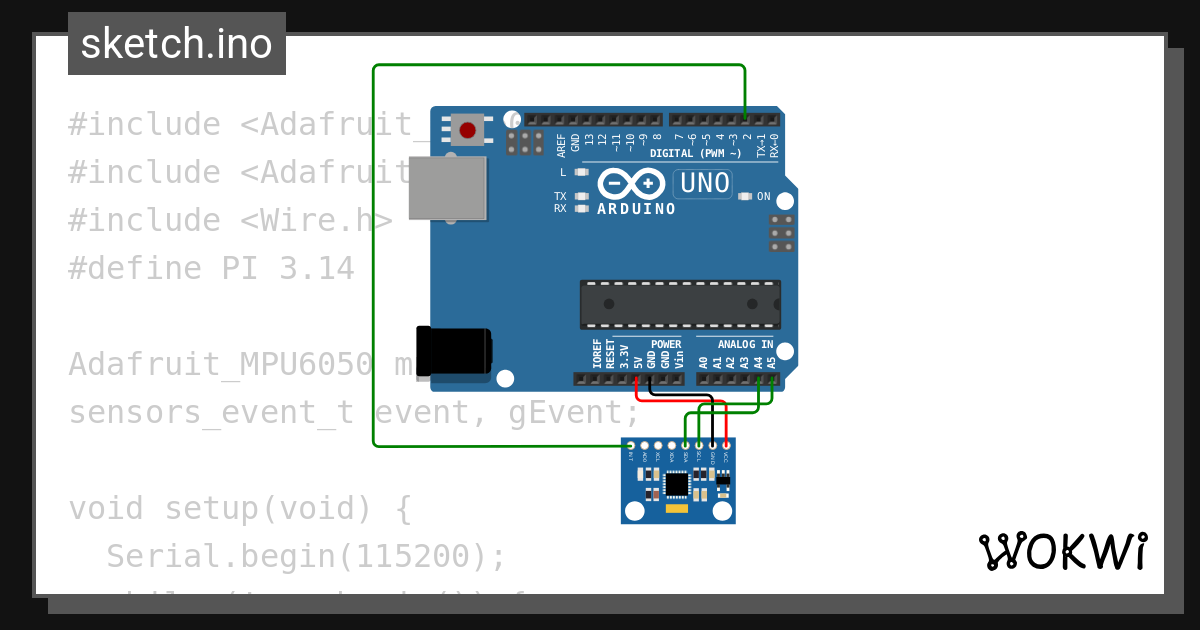 Arduino Mpu Interface Wokwi Esp32 Stm32 Arduino Simulator