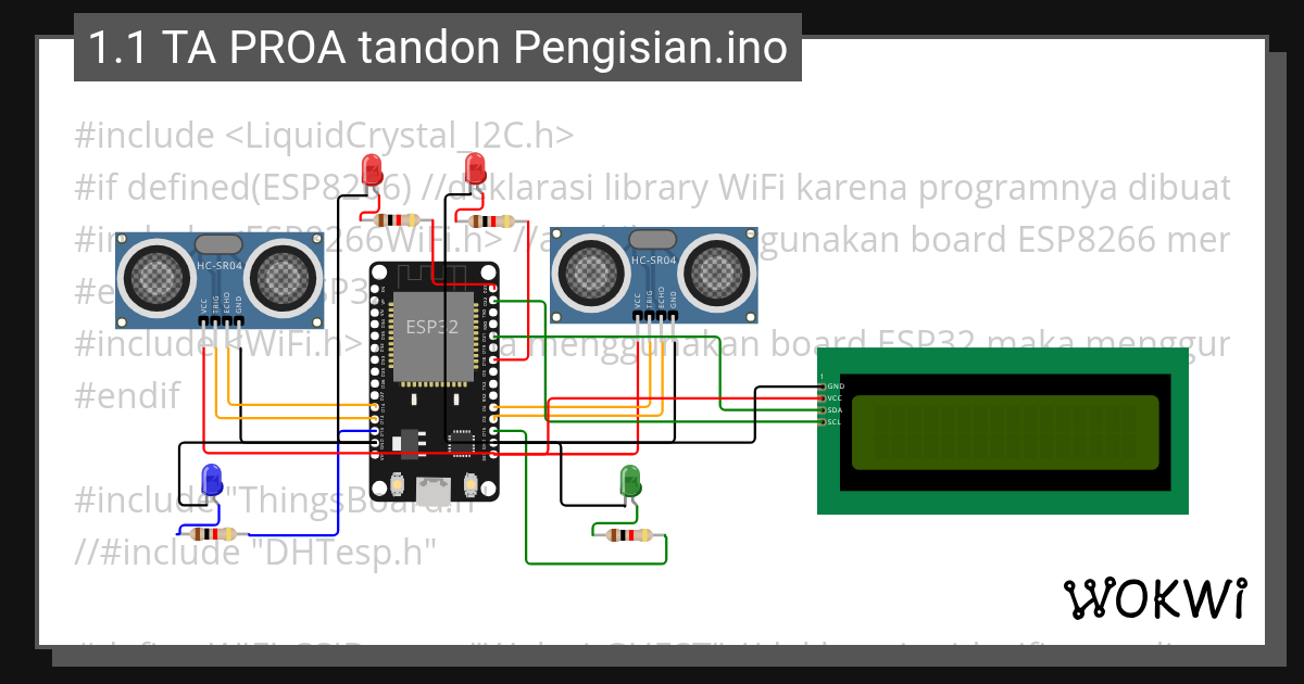 1.1 TA PROA tandon Pengisian.ino - Wokwi ESP32, STM32, Arduino Simulator