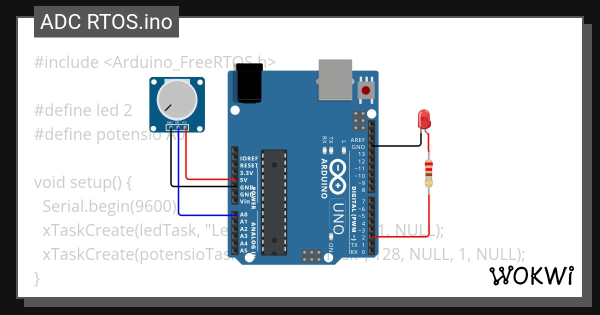 ADC RTOS.ino - Wokwi ESP32, STM32, Arduino Simulator