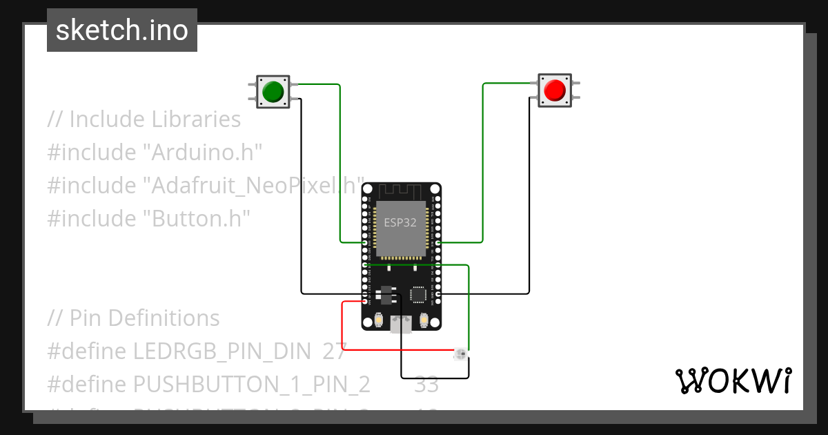 sketch.ino - Wokwi ESP32, STM32, Arduino Simulator