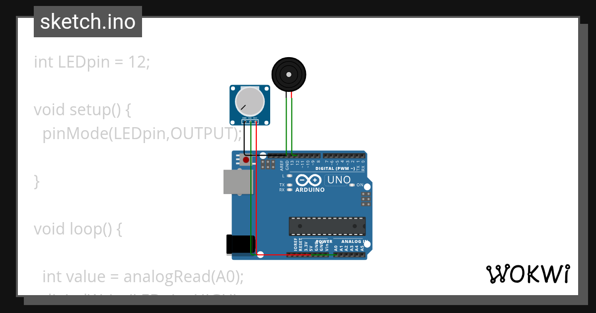 sketch.ino buzzer - Wokwi ESP32, STM32, Arduino Simulator
