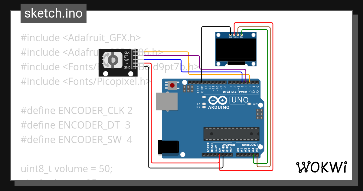 Oled.ino - Wokwi ESP32, STM32, Arduino Simulator
