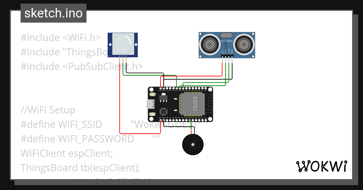 Ujian Presentasi Alarm - Wokwi ESP32, STM32, Arduino Simulator