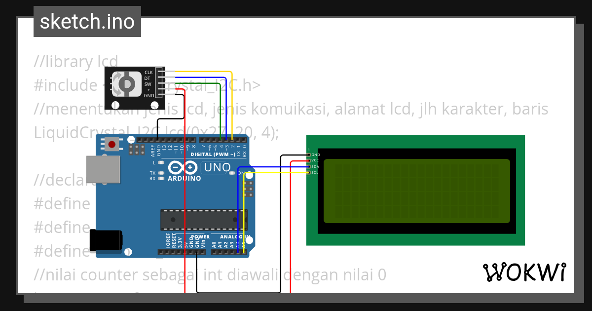 Rotary O Wokwi Esp32 Stm32 Arduino Simulator