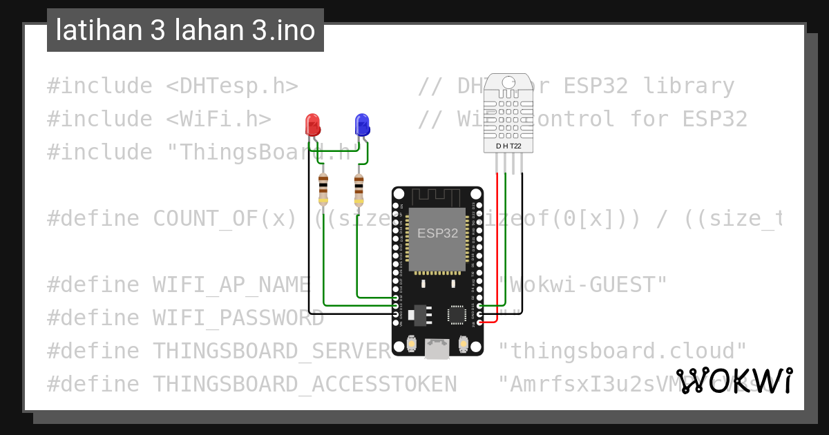 Latihan 3 Lahan O Wokwi Esp32 Stm32 Arduino Simulator 1727