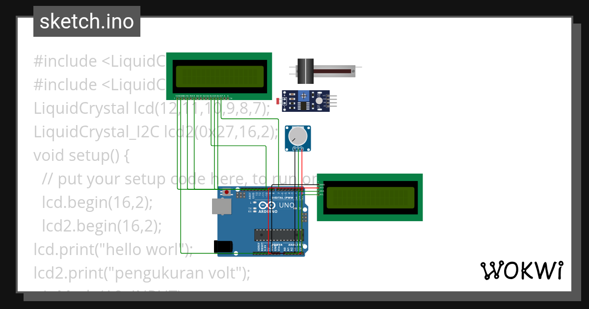 sketch.ino - Wokwi ESP32, STM32, Arduino Simulator