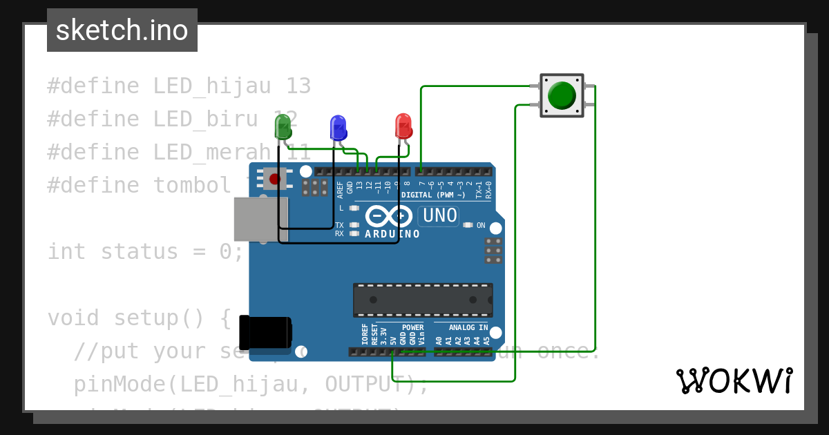 Deteksi Banjir1 Wokwi Arduino And Esp32 Simulator