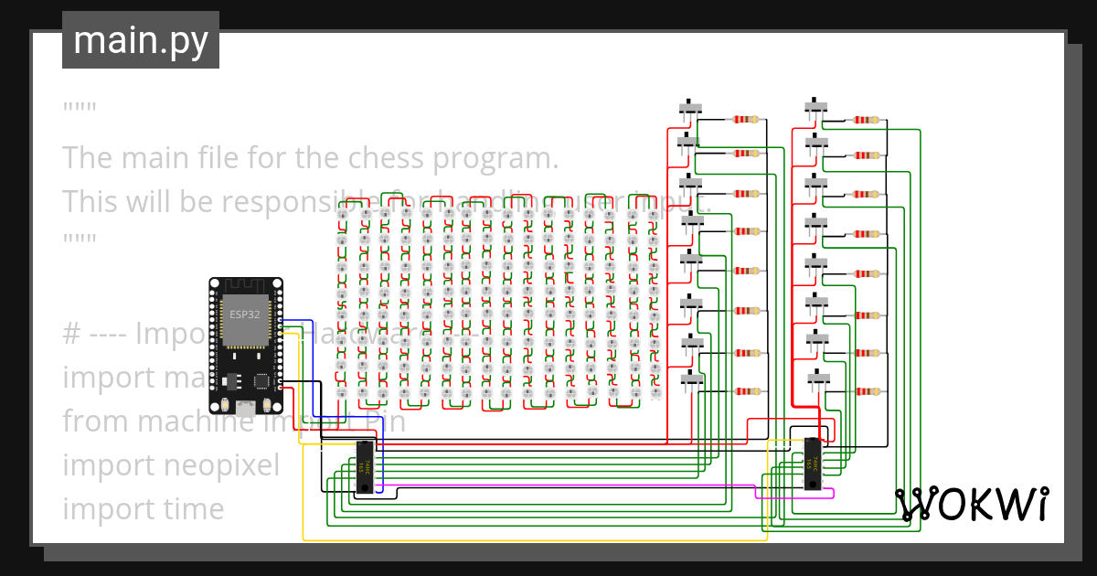 Chess 080922 - Wokwi Arduino and ESP32 Simulator