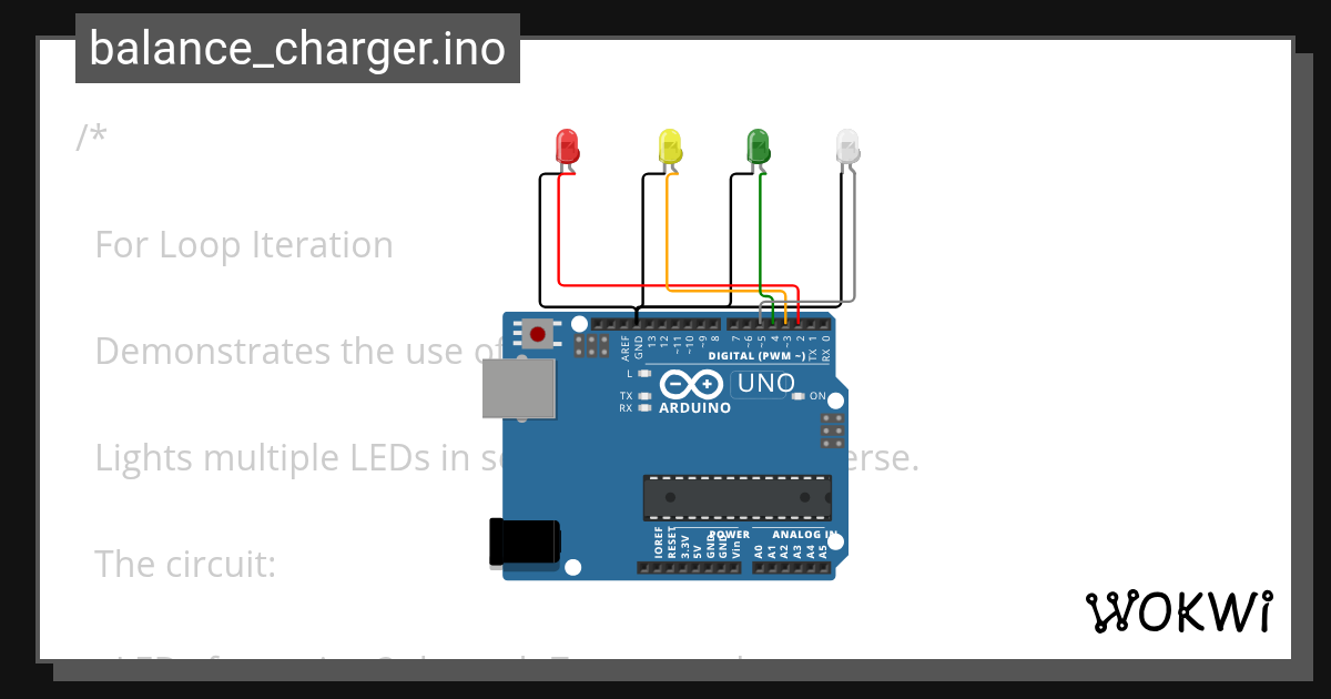 balance_charger.ino - Wokwi ESP32, STM32, Arduino Simulator