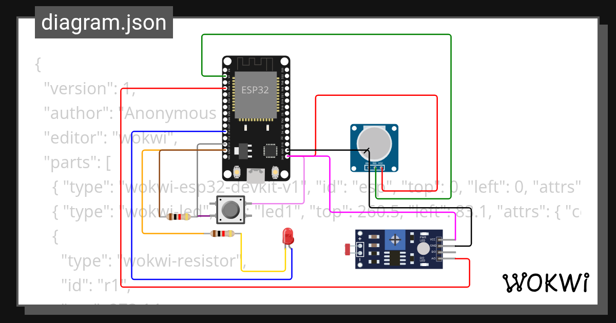 Untitled project - Wokwi ESP32, STM32, Arduino Simulator