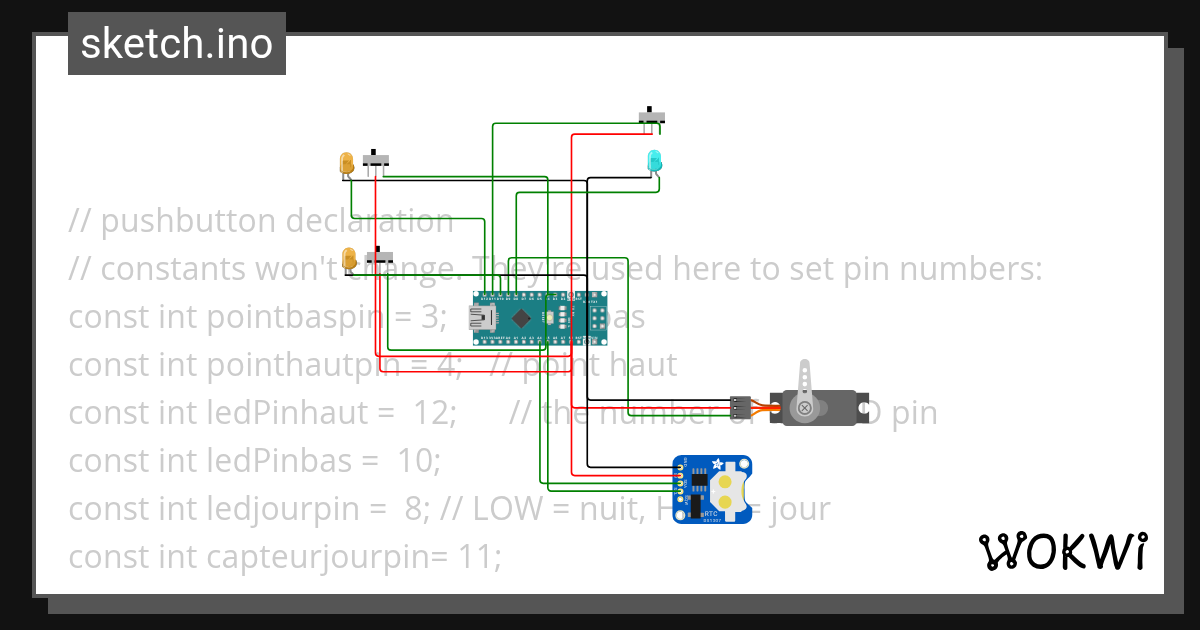 sketch.ino - Wokwi ESP32, STM32, Arduino Simulator