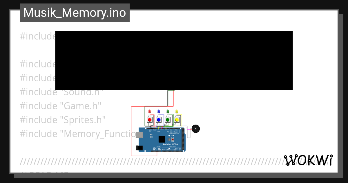 Musik_Memory.ino - Wokwi ESP32, STM32, Arduino Simulator