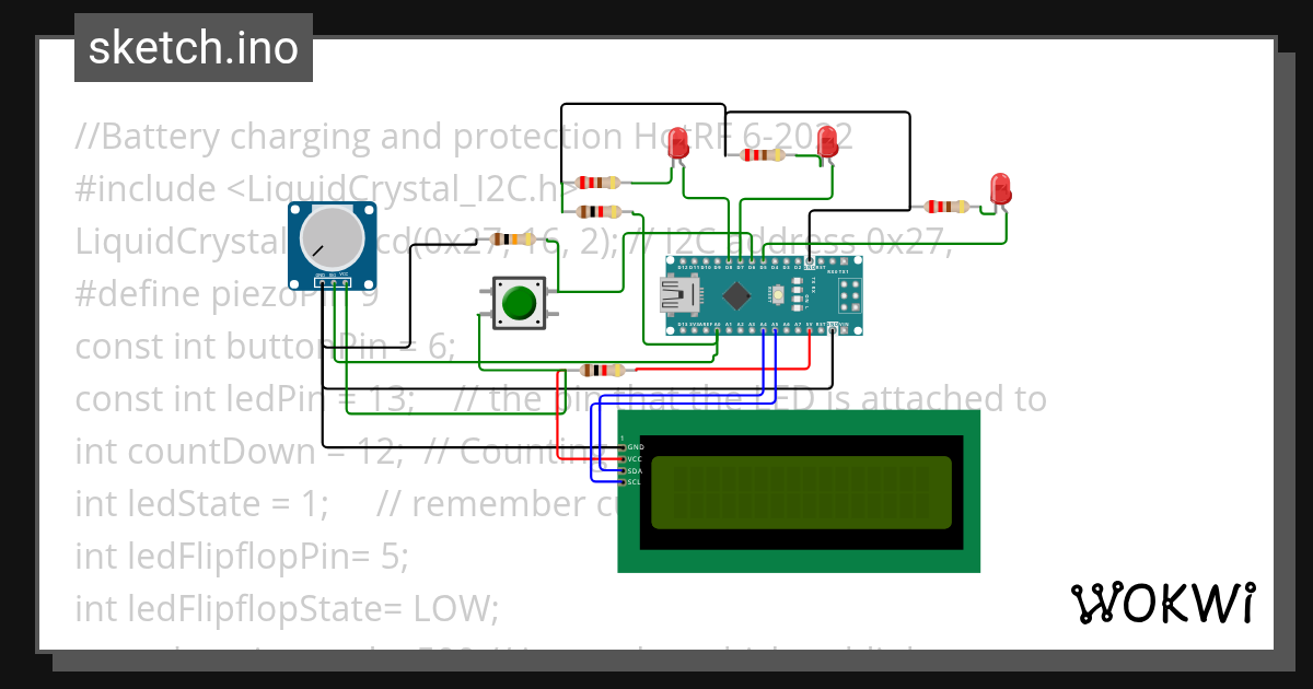 Battery Protection Wokwi Esp32 Stm32 Arduino Simulator 3933
