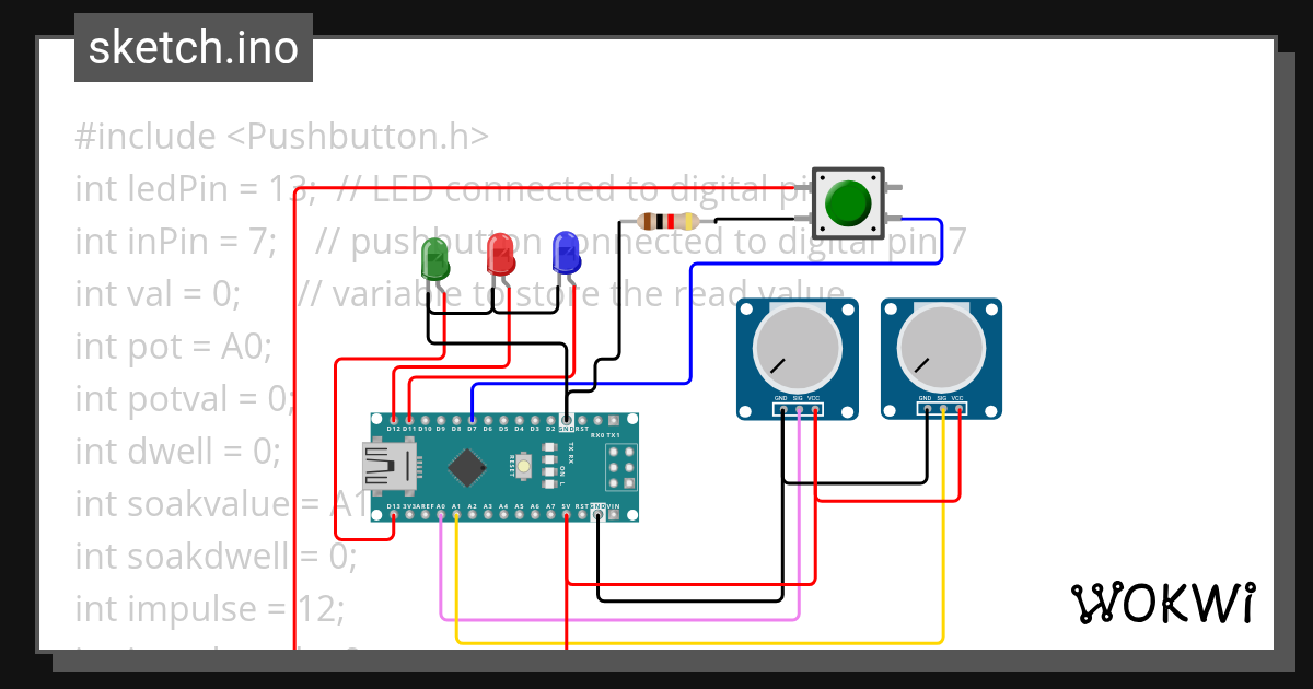 Dyno Sealer on NANO - Wokwi ESP32, STM32, Arduino Simulator