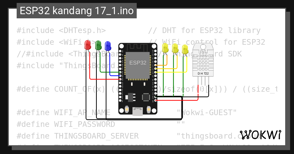 Esp32 Kandang 17o Wokwi Arduino And Esp32 Simulator 2173