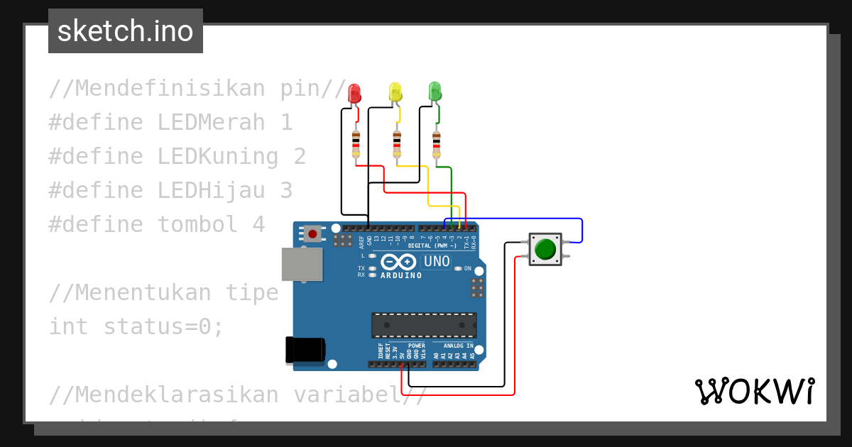 15 Putri Lianawati 12 Sija B Traffic Light Wokwi Esp32 Stm32 Arduino Simulator 