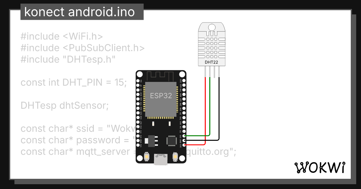 konect android.ino - Wokwi ESP32, STM32, Arduino Simulator