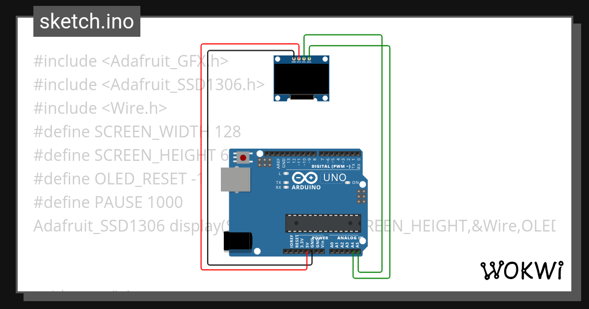 Oled.ino - Wokwi ESP32, STM32, Arduino Simulator