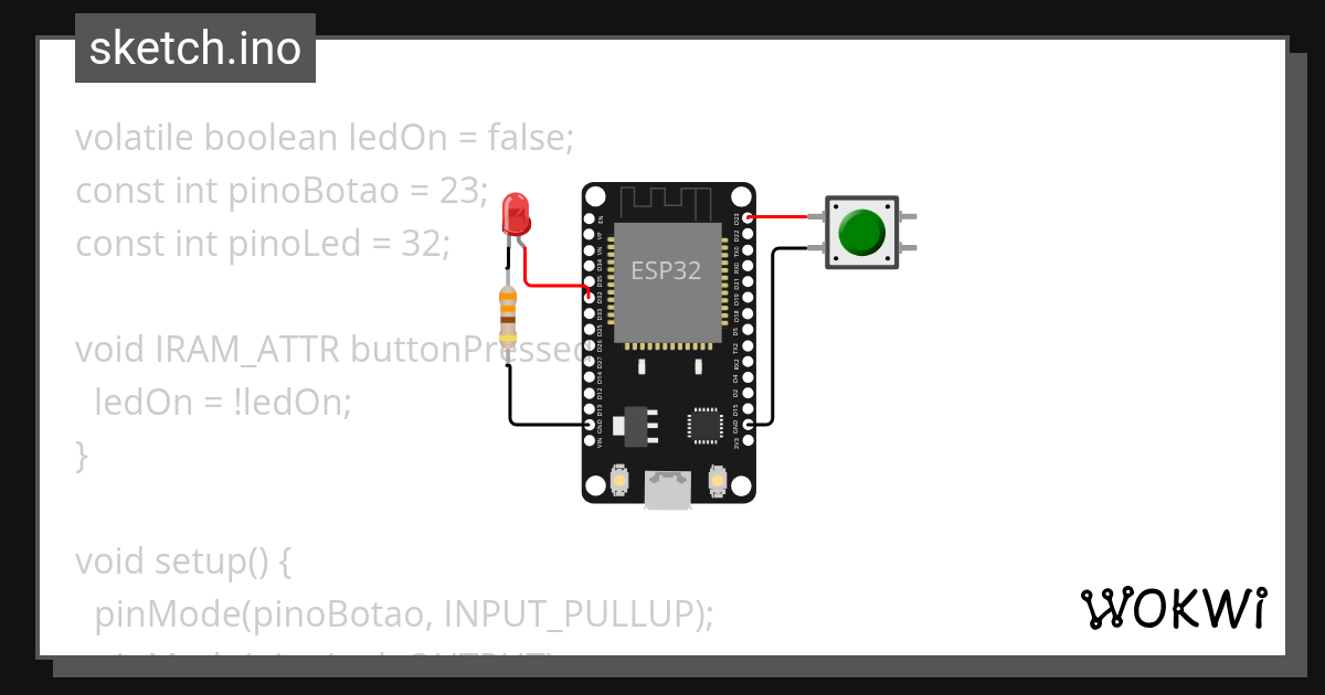 Lab02_ApagueLed.ino - Wokwi Arduino and ESP32 Simulator