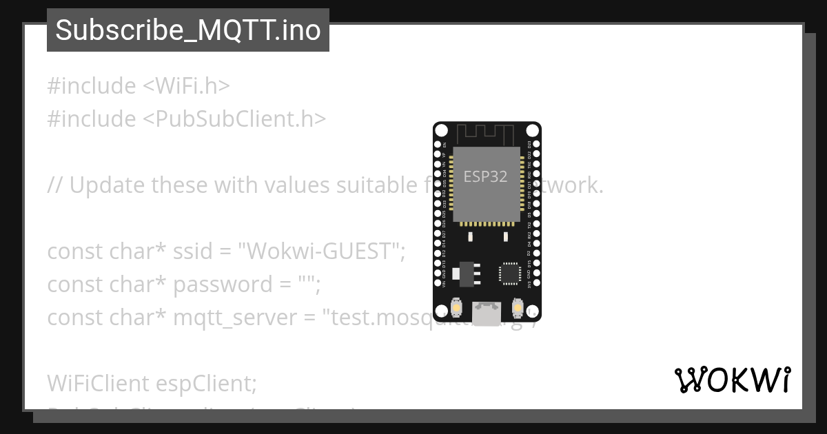 Subscribeo Wokwi Esp32 Stm32 Arduino Simulator 2169