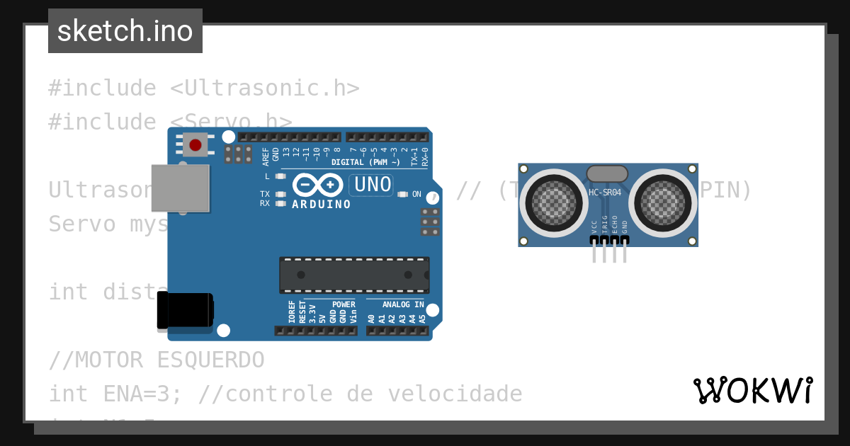 Projeto Maker Lixeira Automatizada Wokwi Esp32 Stm32 Arduino Simulator 7408
